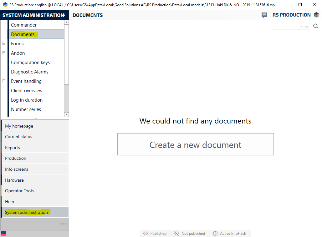 Create a document