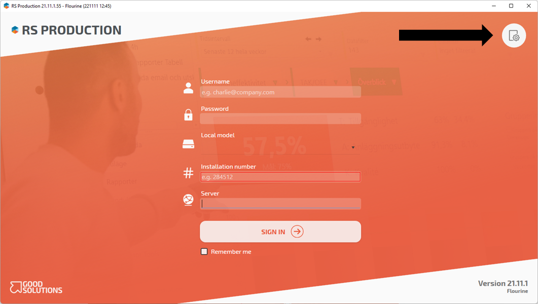 Log in to Operator Tools for the first time