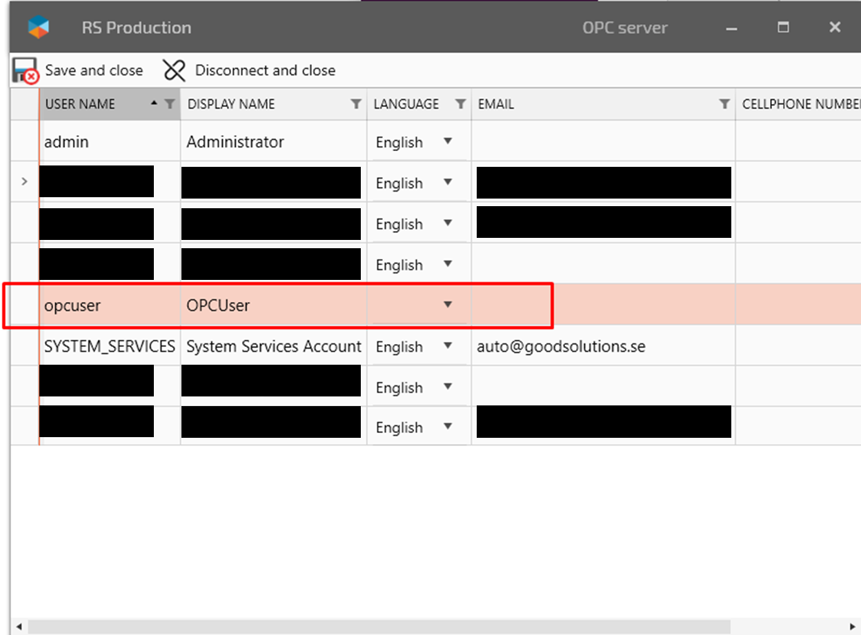 Connect Opc Server And Opc Tags In Rs Production